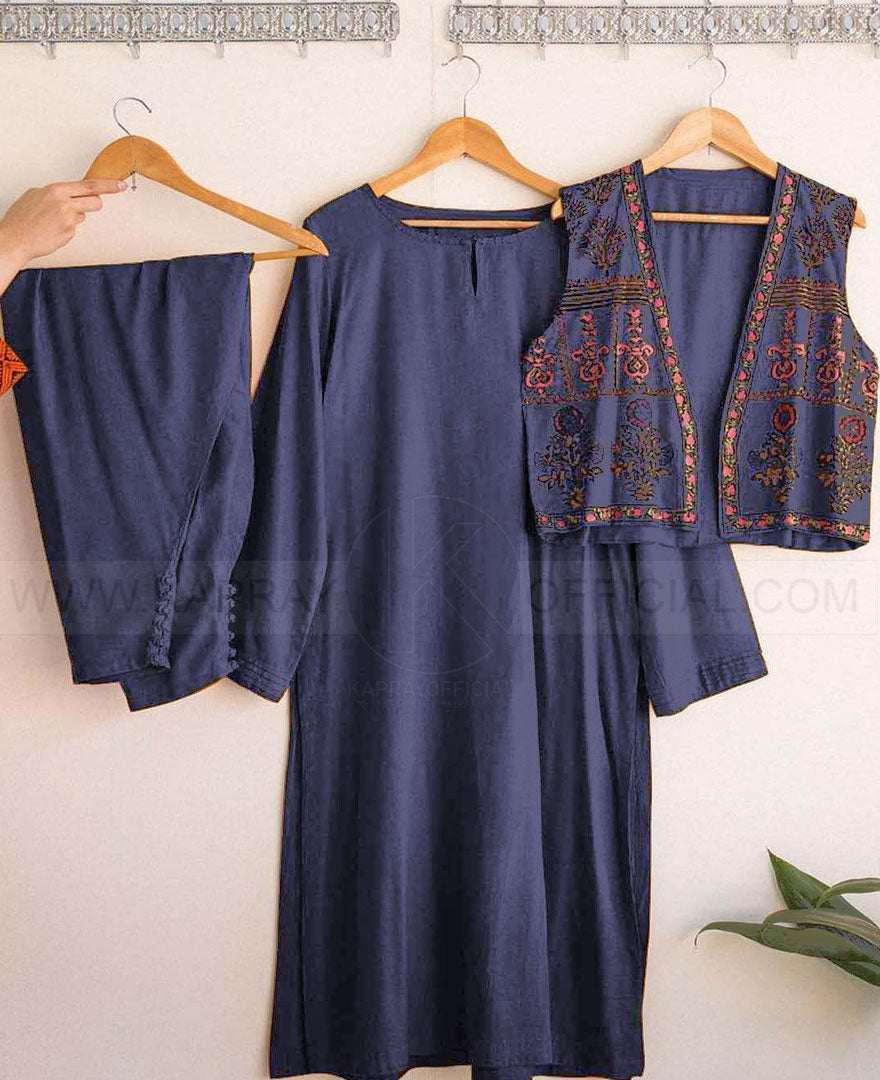 Lulusar Koti Style 3-Piece Suit – Kapray Official